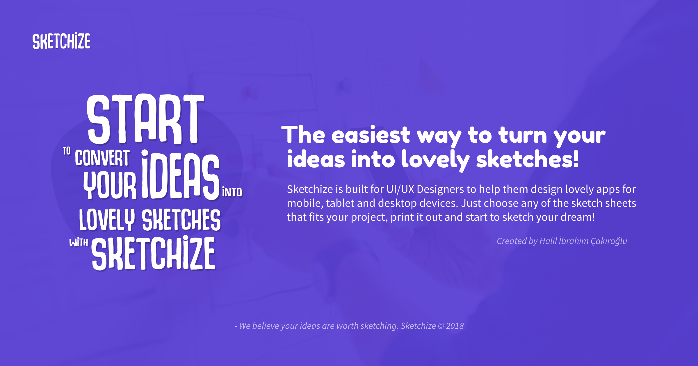 Sketchize: Free Wireframing Sheets